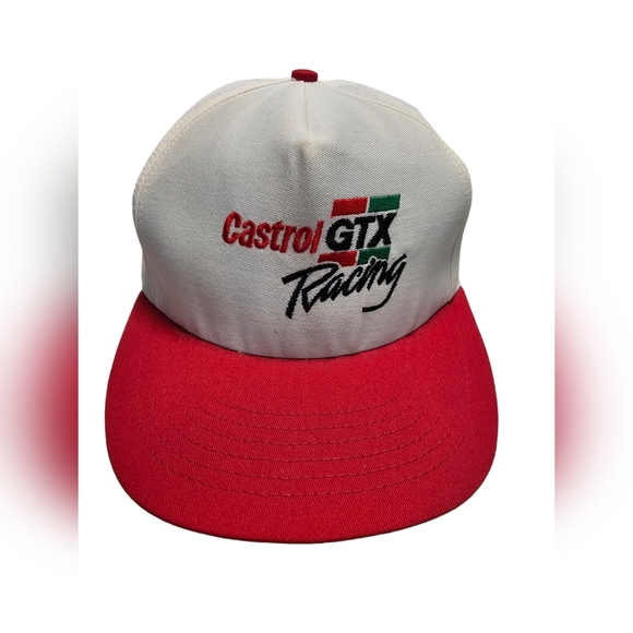 Accessories | Rare Vintage Castrol Gtx Racing Hat Trucker Cap White ...